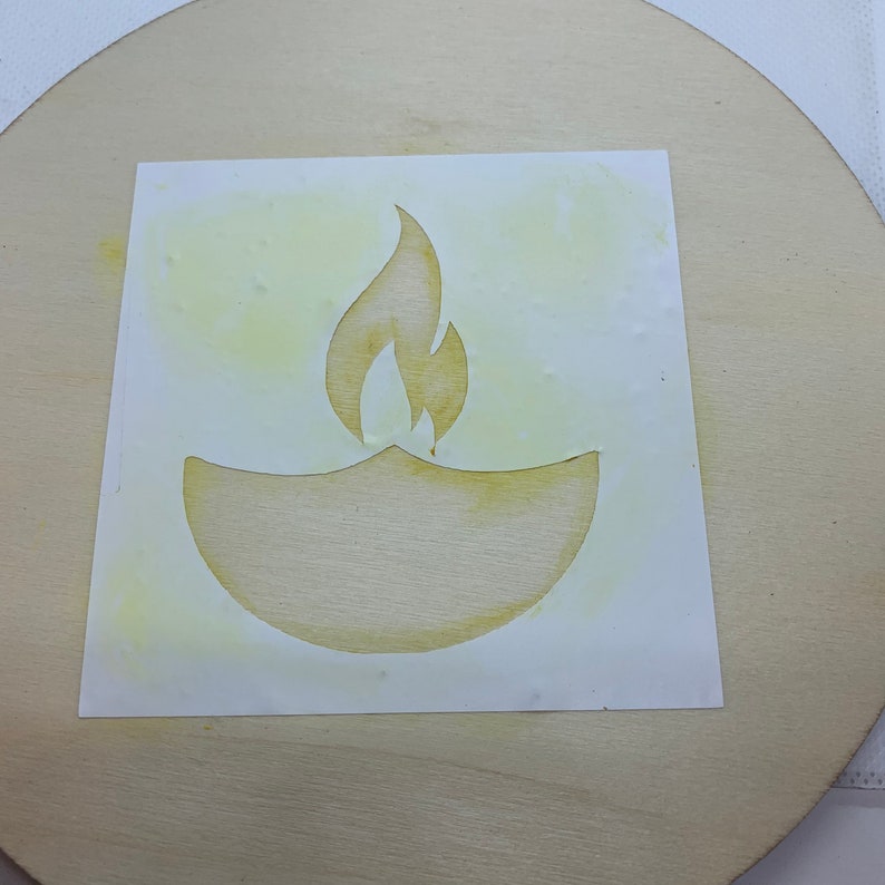Reusable Diya Stencil (pack of Three) - Etsy