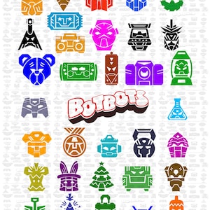 Bot Bots Craft Pack for Hobbyists Svg Jpg Gif Png Dxf - Etsy Canada