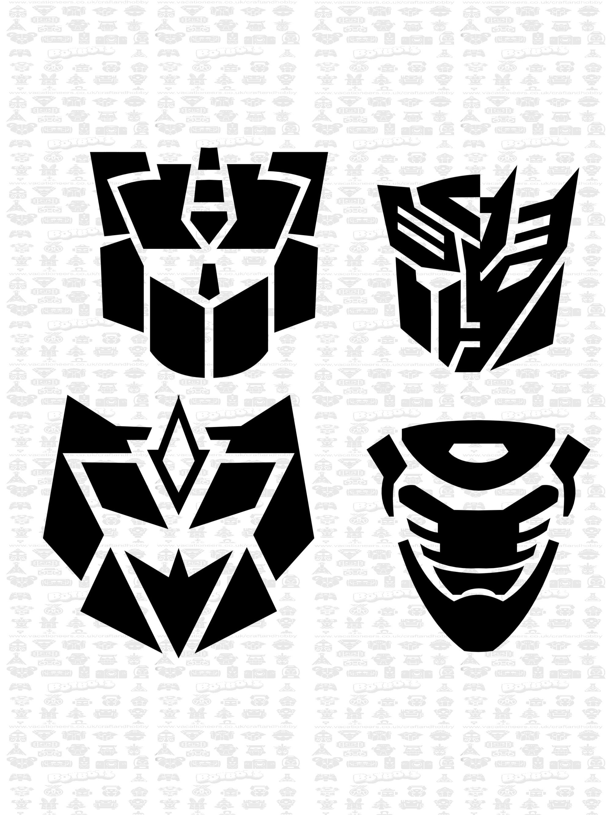 Transformers Craft Pack for Hobbyists svg jpg gif png dxf | Etsy