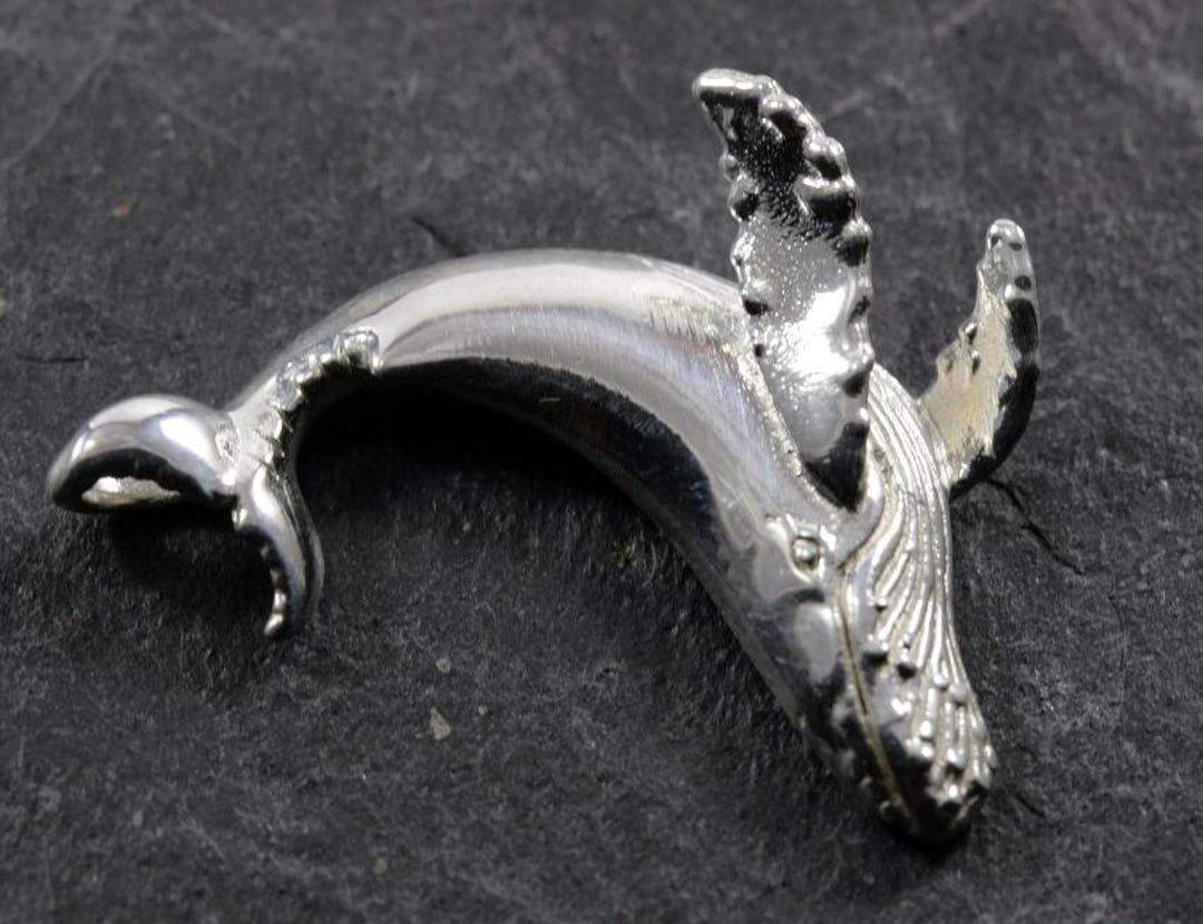 Whale Pendant, 925 Sterling Silver - Etsy UK