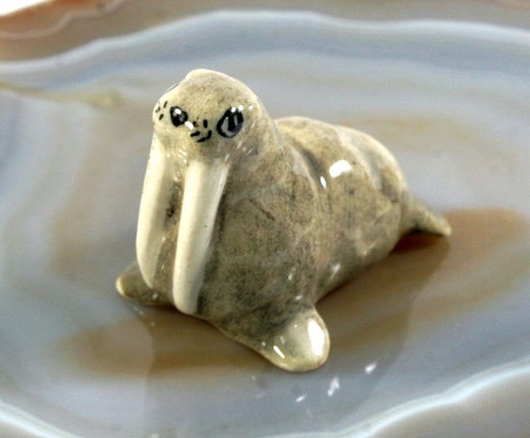 Walrus, Miniature, Porcelain - Etsy