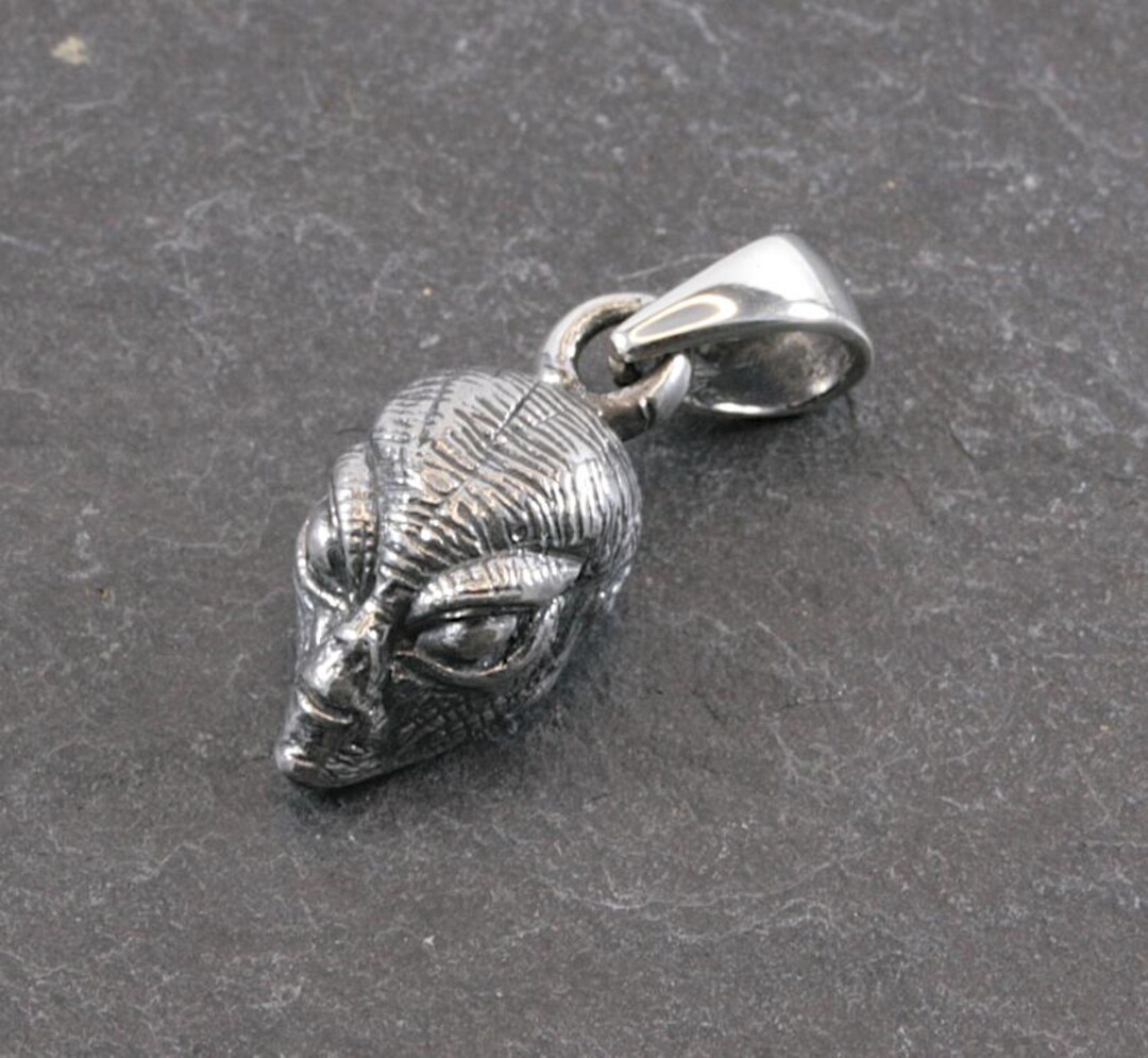 Alien, Pendant, 925 Silver - Etsy