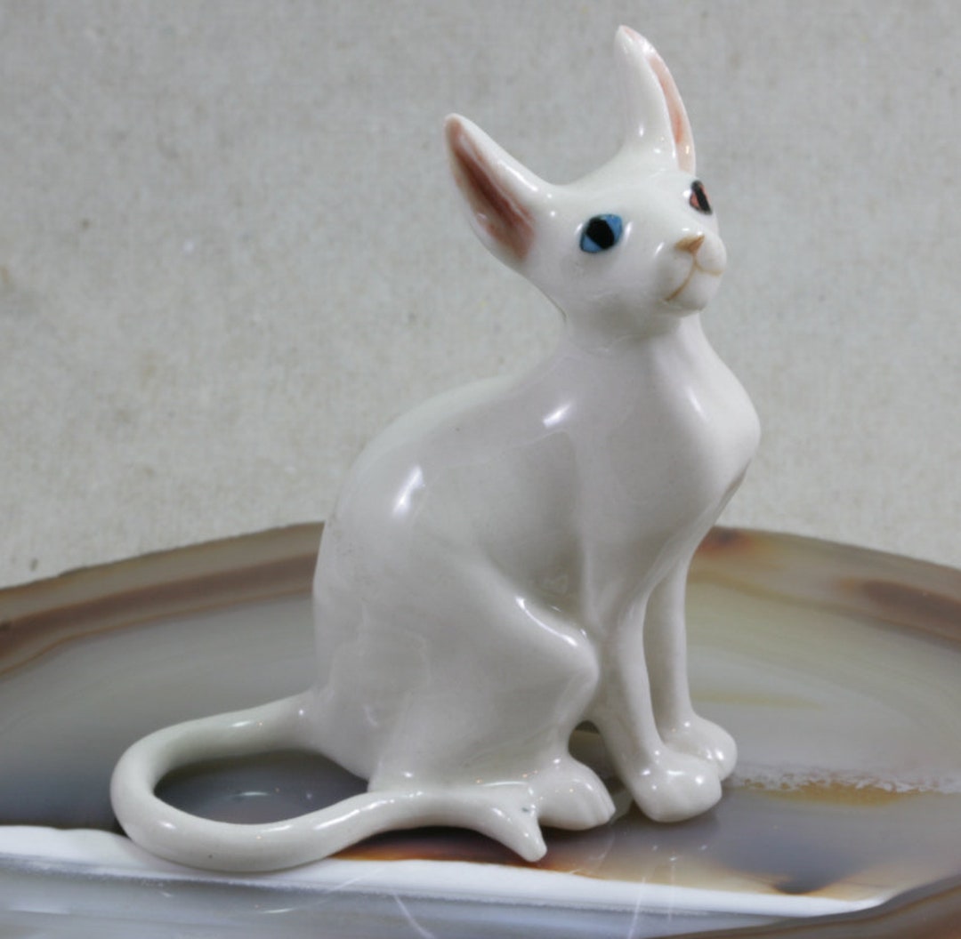 Sphynx, Cat, Porcelain Miniature - Etsy