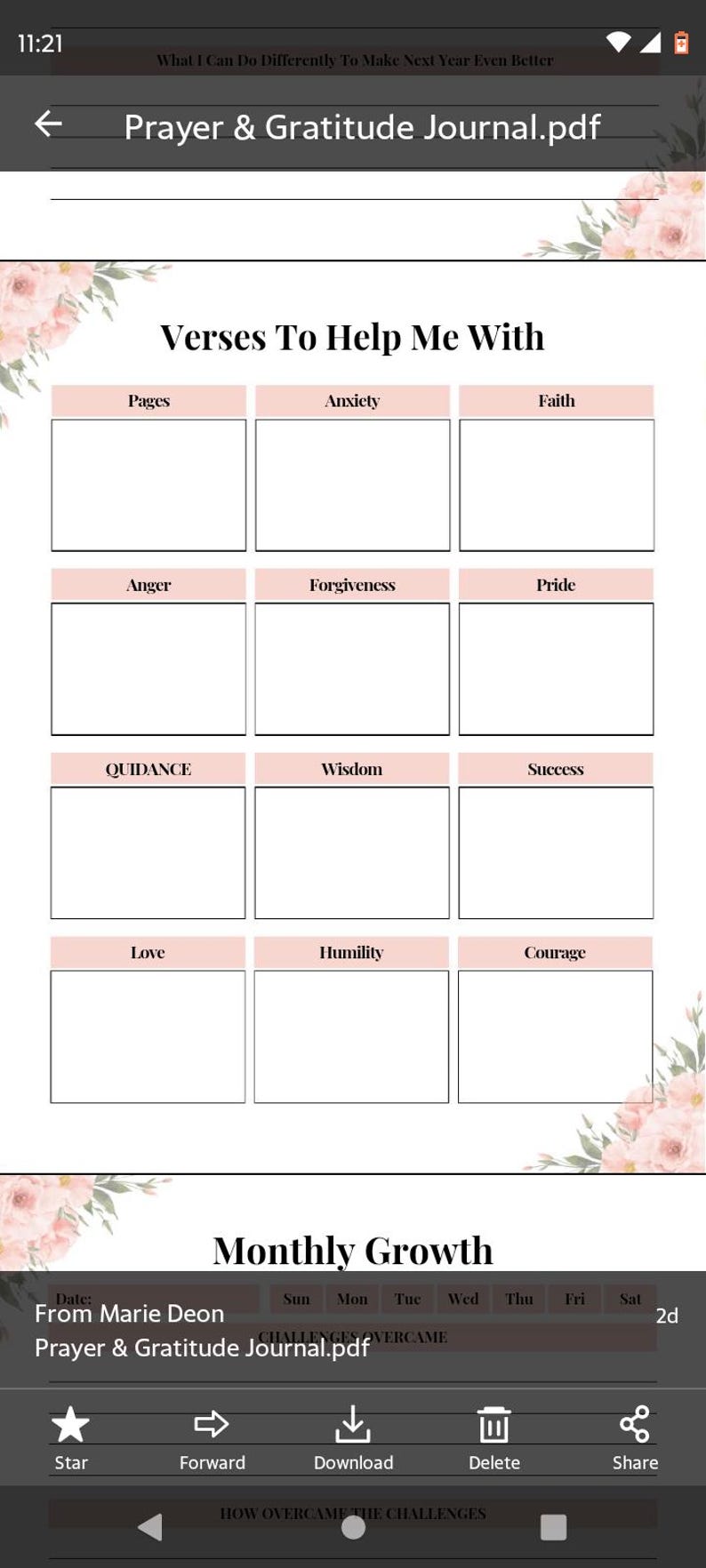 Prayer and Gratitude Journal - Etsy