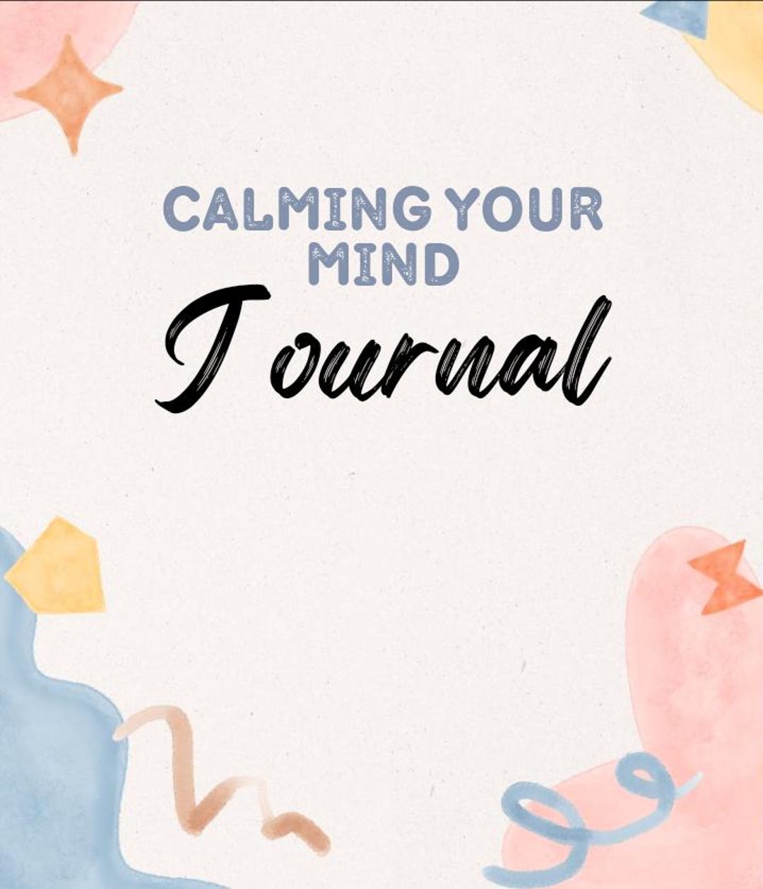 Calming Your Mind Journal - Etsy