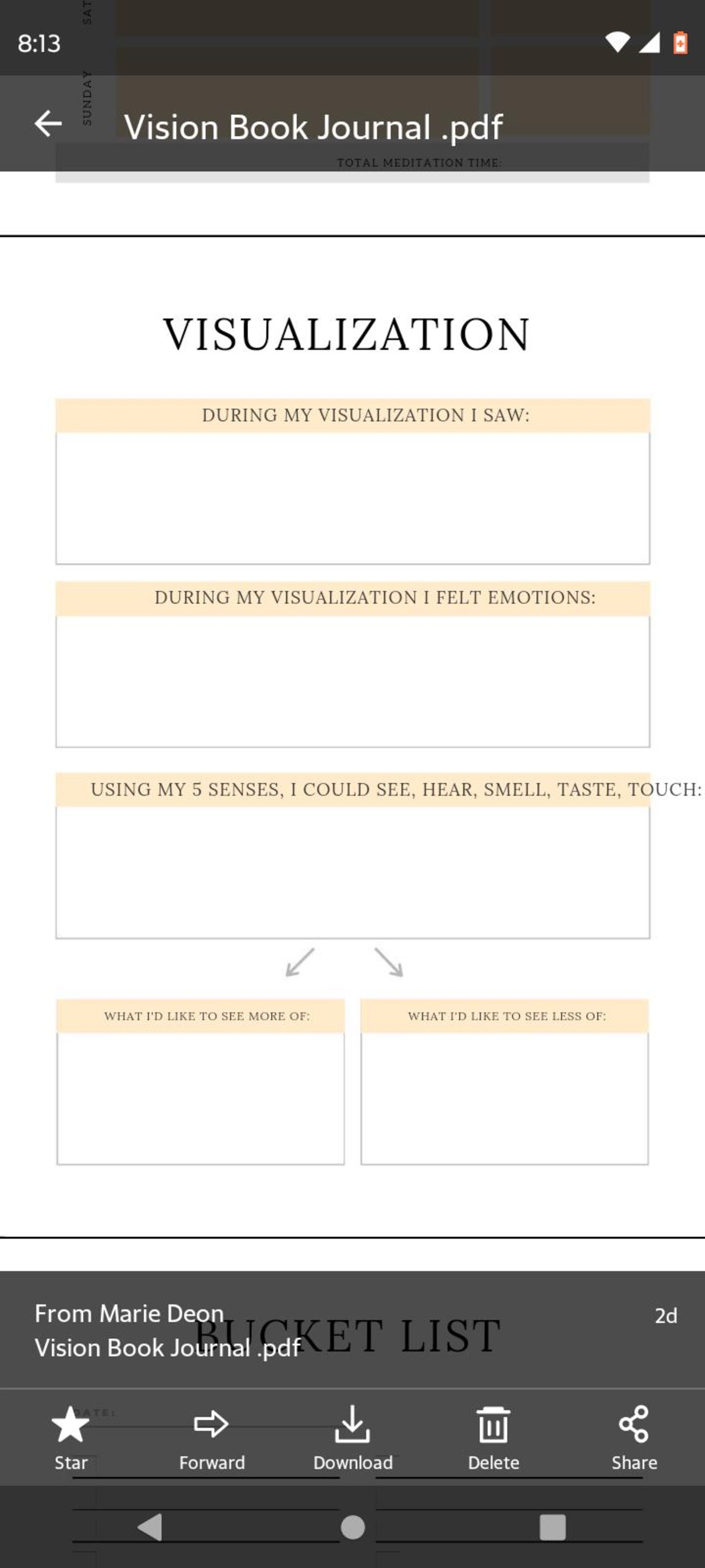 Vision Journal - Etsy