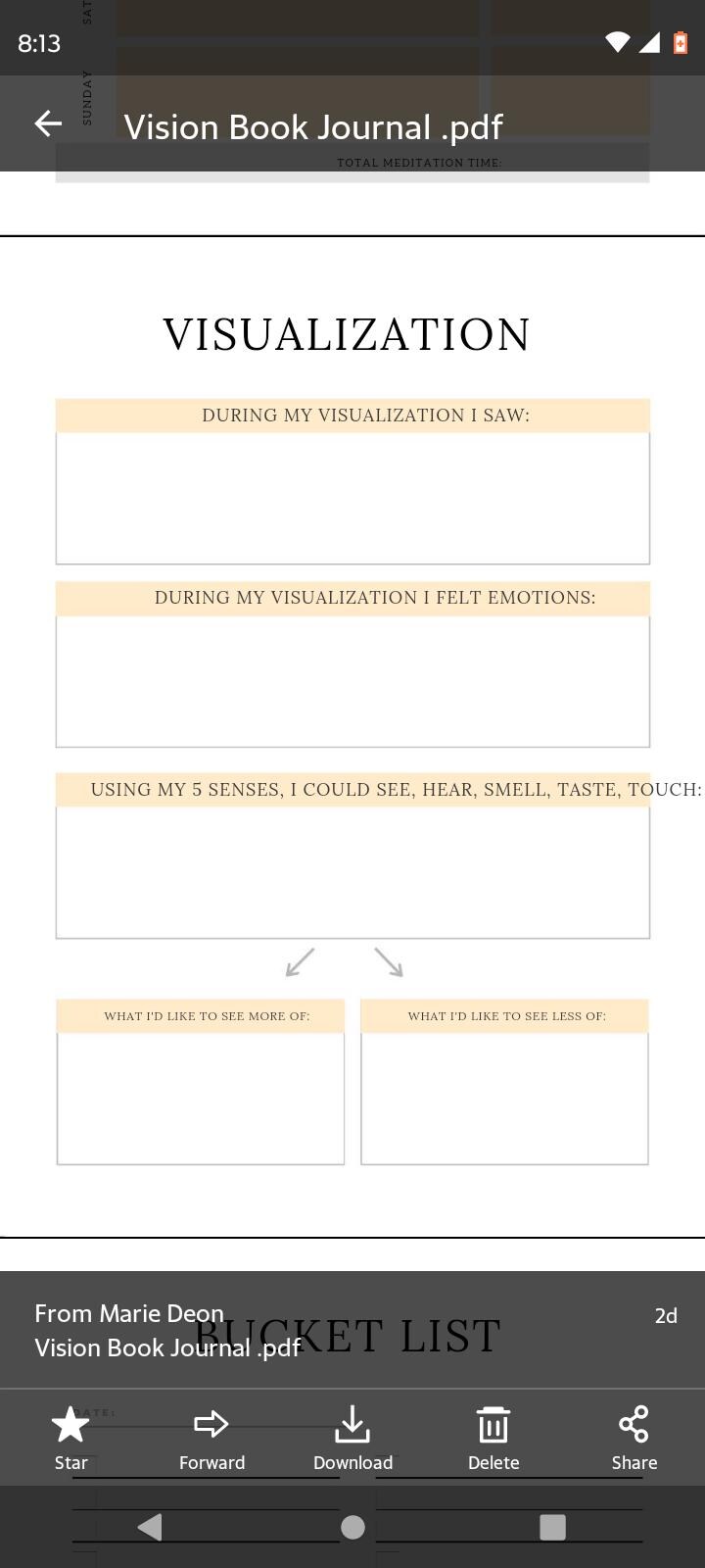 Vision Journal - Etsy