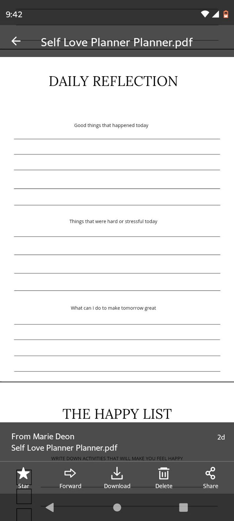 Self Love Planner - Etsy