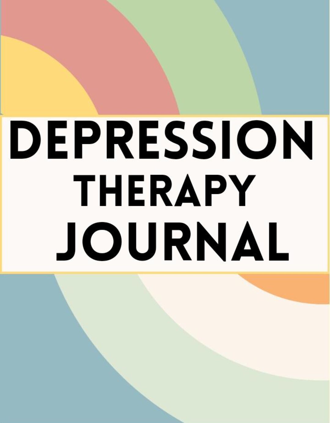 Depression Therapy Journal - Etsy