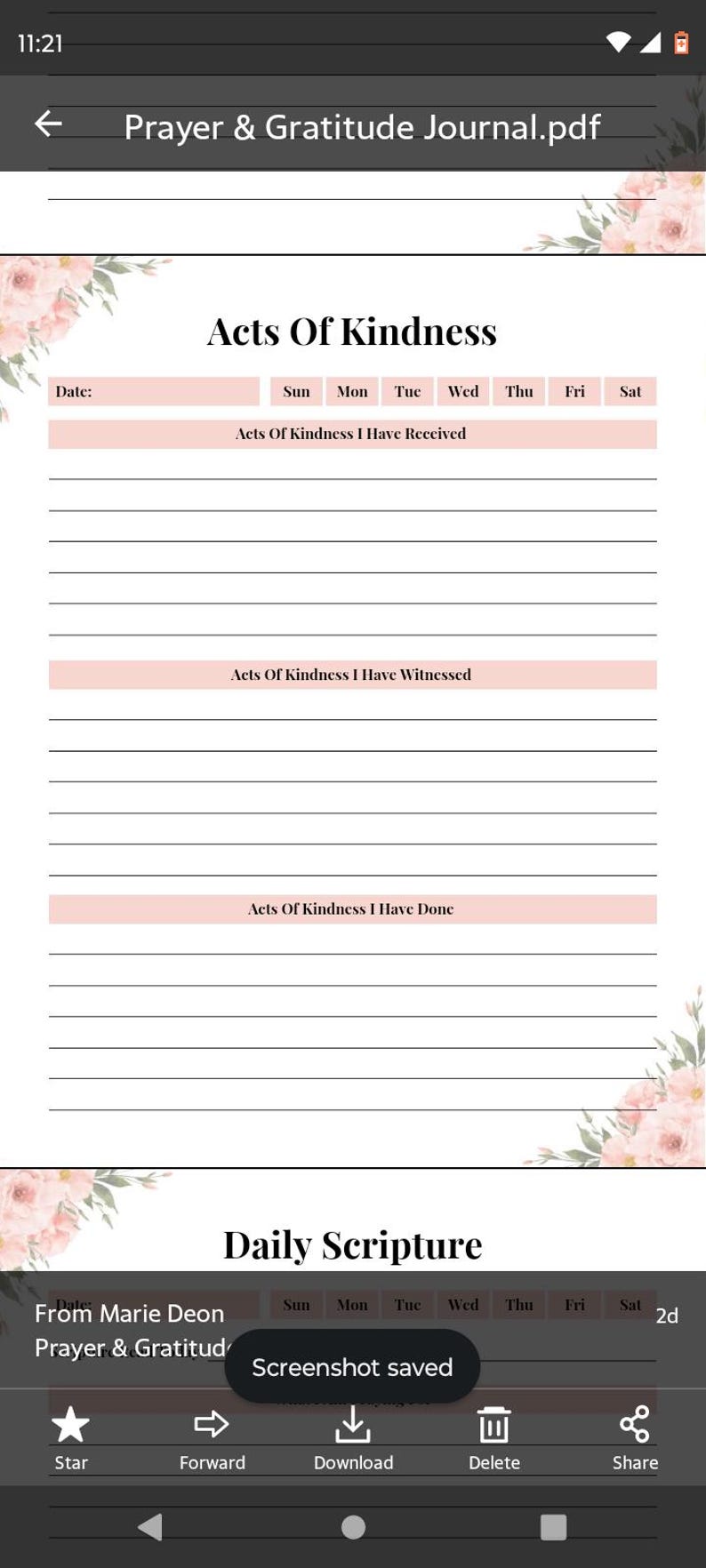 Prayer and Gratitude Journal - Etsy