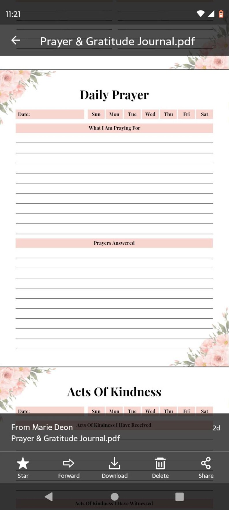 Prayer and Gratitude Journal - Etsy