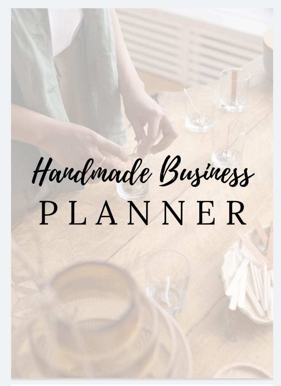 Handmade Business Planner - Etsy