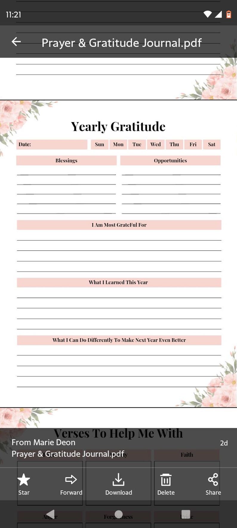 Prayer and Gratitude Journal - Etsy