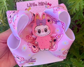 Hair Bow, Bow, Hair Accessories, Fun Bow, Labubu Bow - Etsy