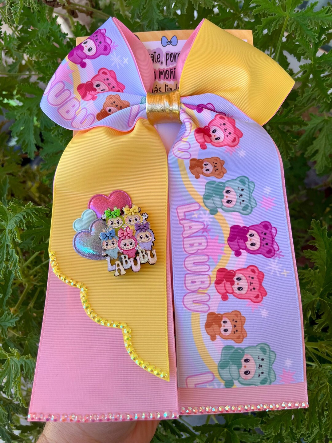 Hair Bow, Bow, Hair Accessories, Fun Bow, Labubu Bow, Labubu Hair Bow ...