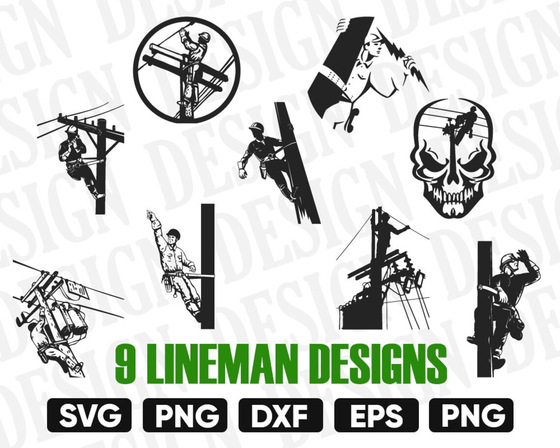 Lineman Svg Lineman Decal Electrical Lineman Electrician - Etsy