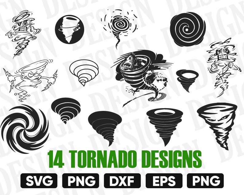 Tornado Svg Hurricane Svg Tornado Clipart Storm Svg - Etsy