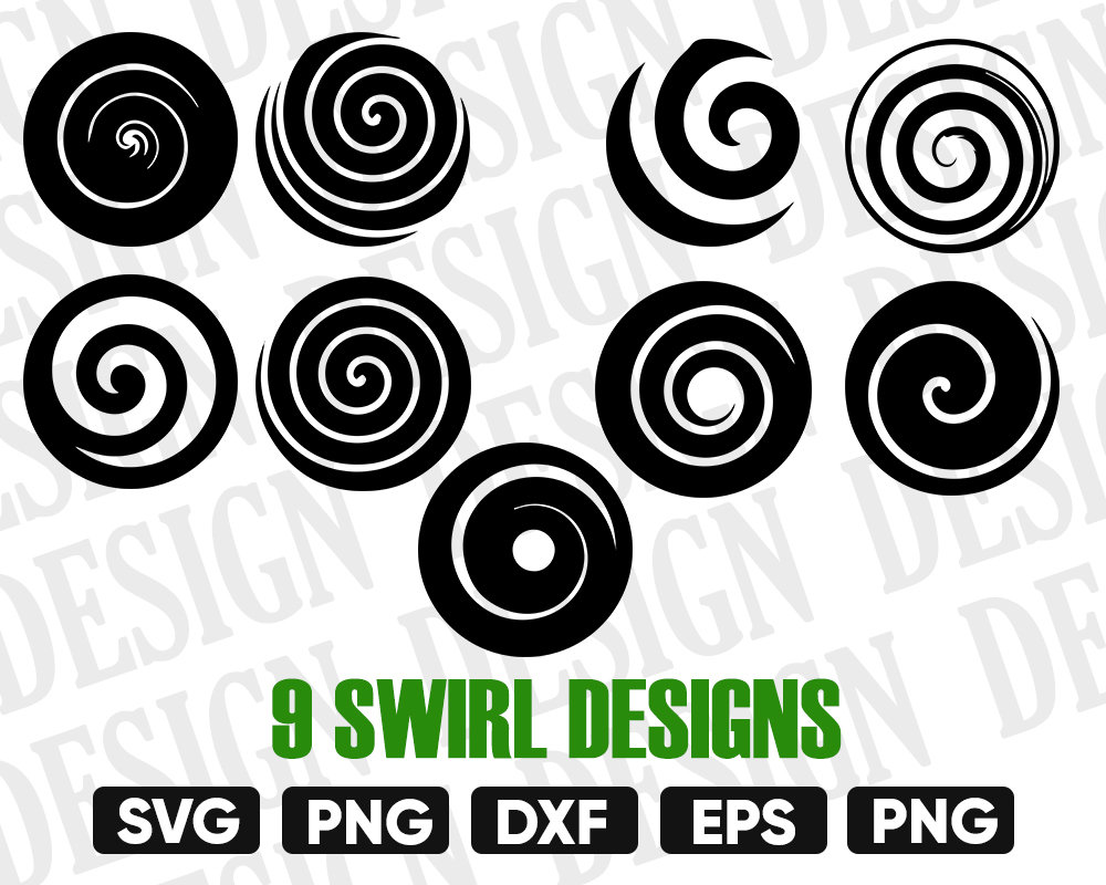 SWIRL SVG, Ornament Svg, Swirl PNG, Swirl Silhouette, Swirl Clipart ...