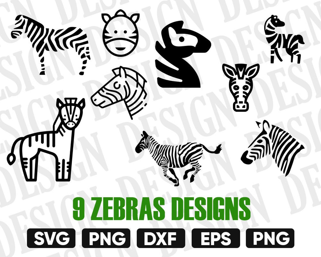 ZEBRA SVG, Horse Svg, Zebra Clipart, Zebra Silhouette, Zebra Dxf, Zebra ...