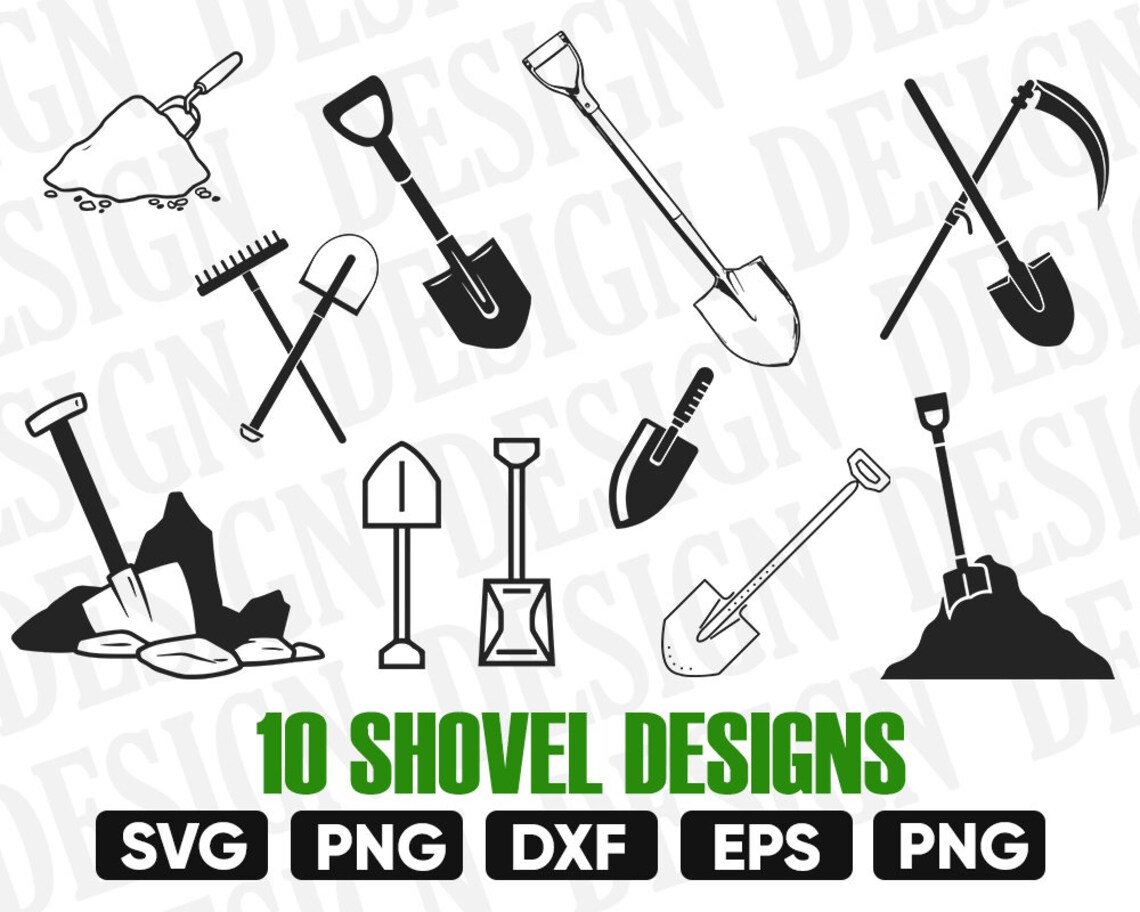 Shovel Svg Shovel Clipart Shovel Vector Gardening Svg Svg - Etsy