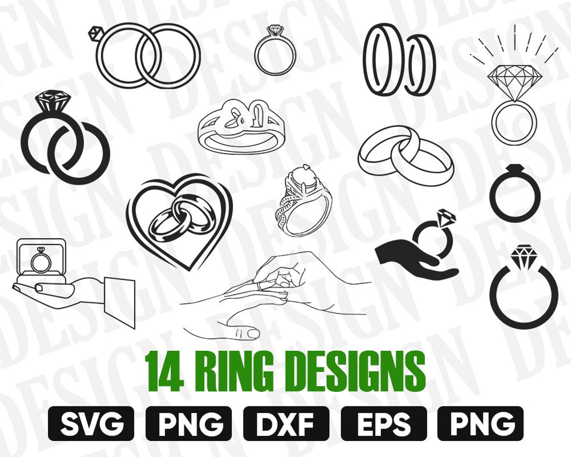 Ring Svg, Diamond Ring SVG, Engagement Ring Svg, Bride Svg, Diamond ...