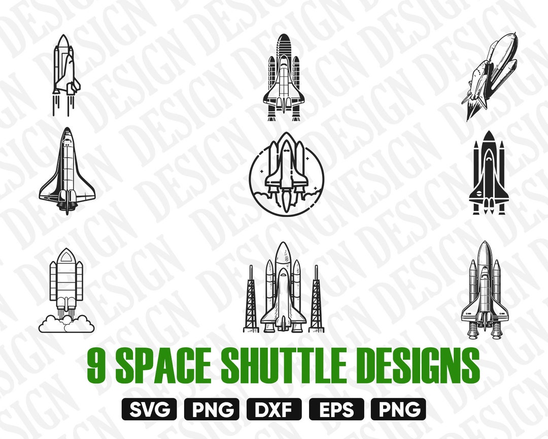 SPACE SHUTTLE SVG, Space Svg, Space Svg Bundle, Space Shuttle ...