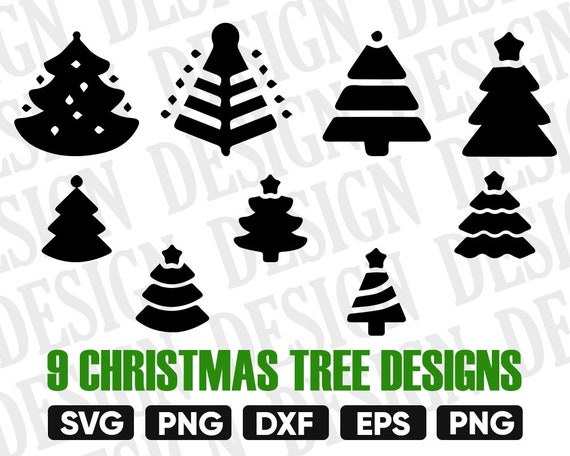 CHRISTMAS TREE SVG Cristmas Tree Clipart Christmas Tree Cut | Etsy
