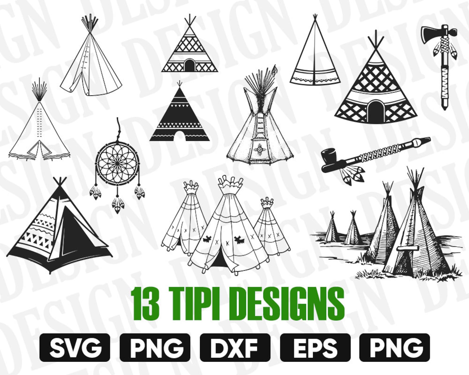 TIPI SVG, Teepee Tent Svg, Teepee Vector, Indian Teepee SVG, Tipi Tent ...