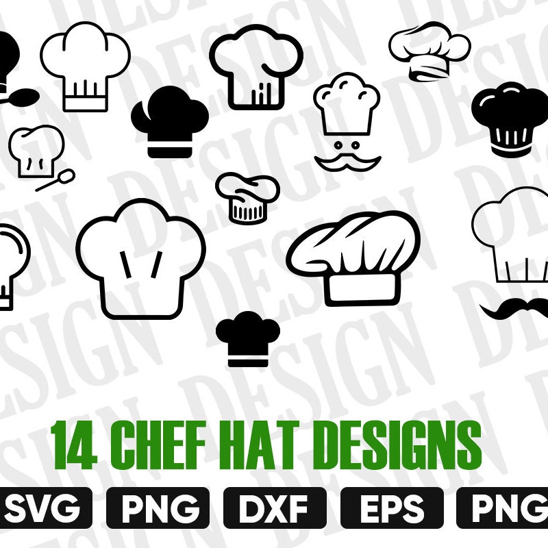 Chef Hat Svg - Etsy