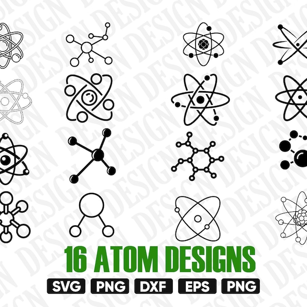 Atomic Svg - Etsy