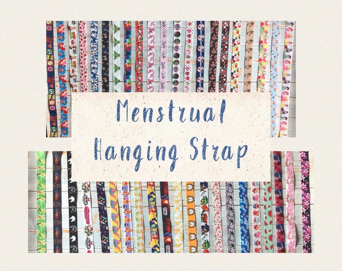 Set of 2 Cloth Menstrual Pad Drying Straps Your Choice of Color Hang ...