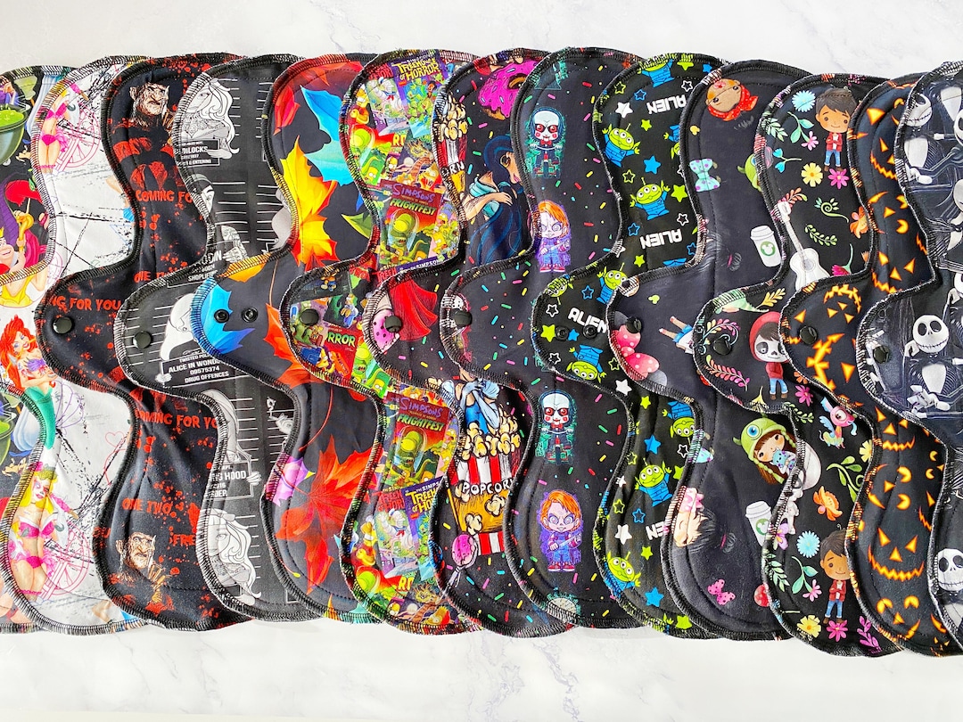Super Soft Wide Cloth Pad - Reusable Super Heavy Period- Post Partum ...