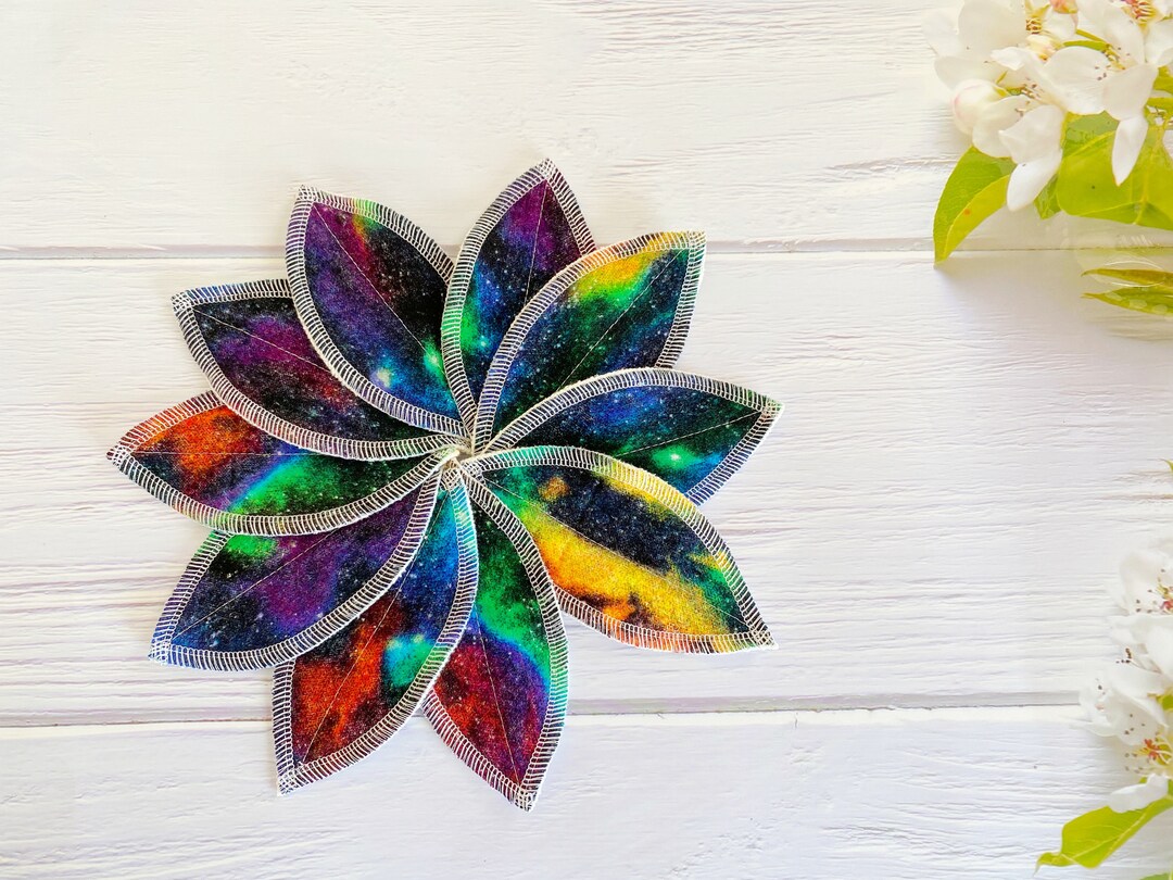 Galaxy Flannel Cotton Interlabial Pad Reusable Period Menstrual Pads 5 ...