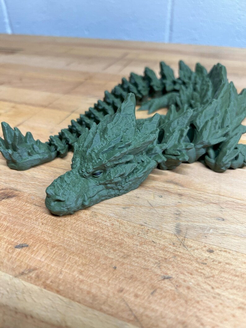 Elder Stone Dragon 3D Printed Dragon - Etsy