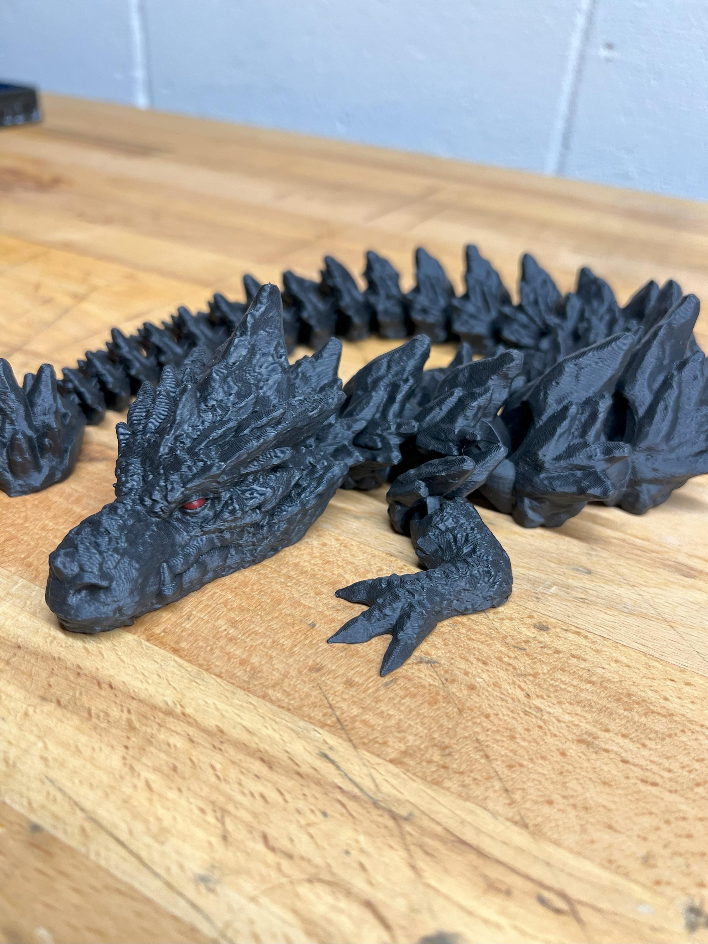 Elder Stone Dragon 3D Printed Dragon - Etsy