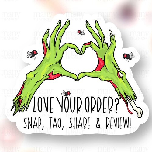 Thanks for Your Order Sticker PNG Small Business Happy Mail - Etsy