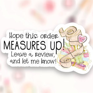 Leave a Review Sticker PNG, Small Business Packaging Label, Cute Fabric ...