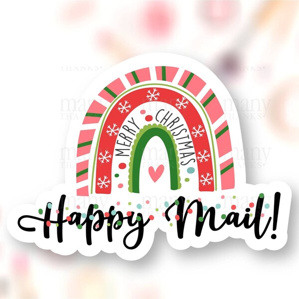 Merry Mail Svg - Etsy