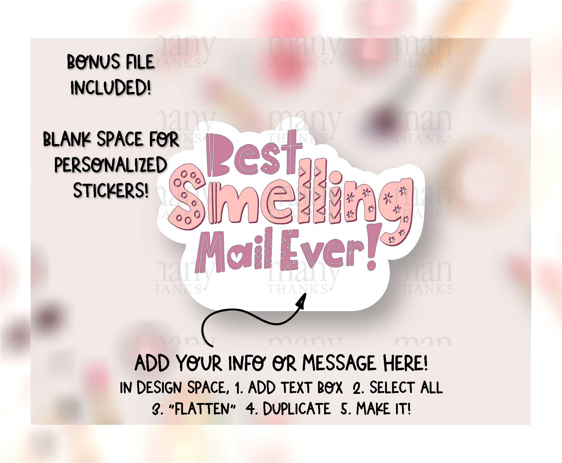 Best Smelling Mail Ever Sticker PNG Scented Wax Melt Business | Etsy