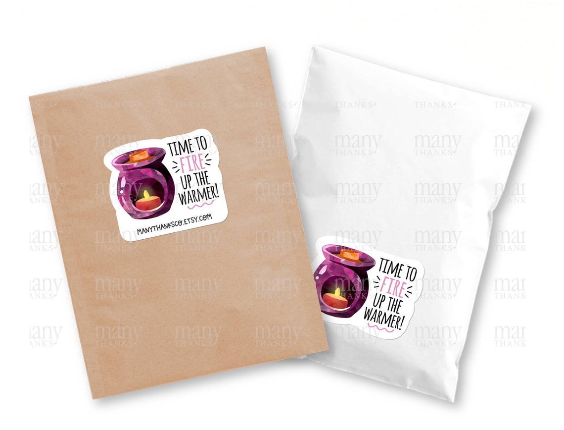 Fire up the Warmer Sticker PNG Scented Wax Melt Business | Etsy