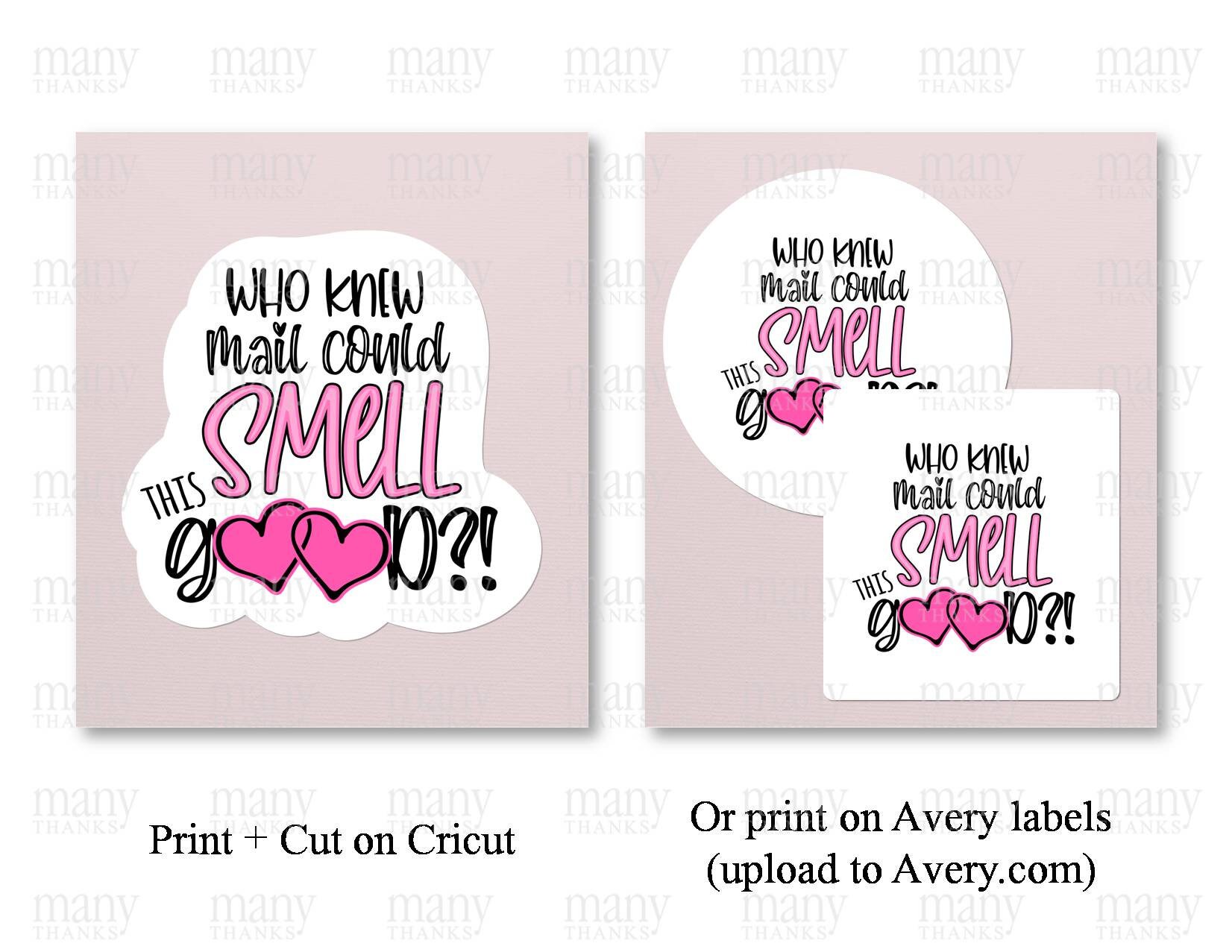 Mail Smells Good Sticker PNG Scented Wax Melt Business Label | Etsy