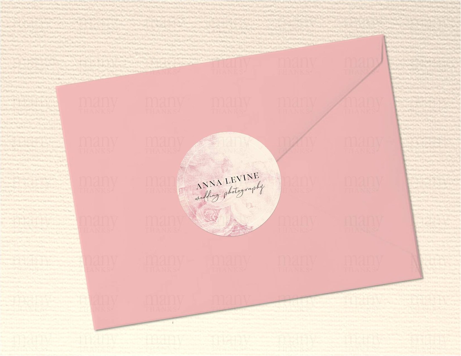 Blank Labels Vintage Pink Floral Paper Circle Square for - Etsy