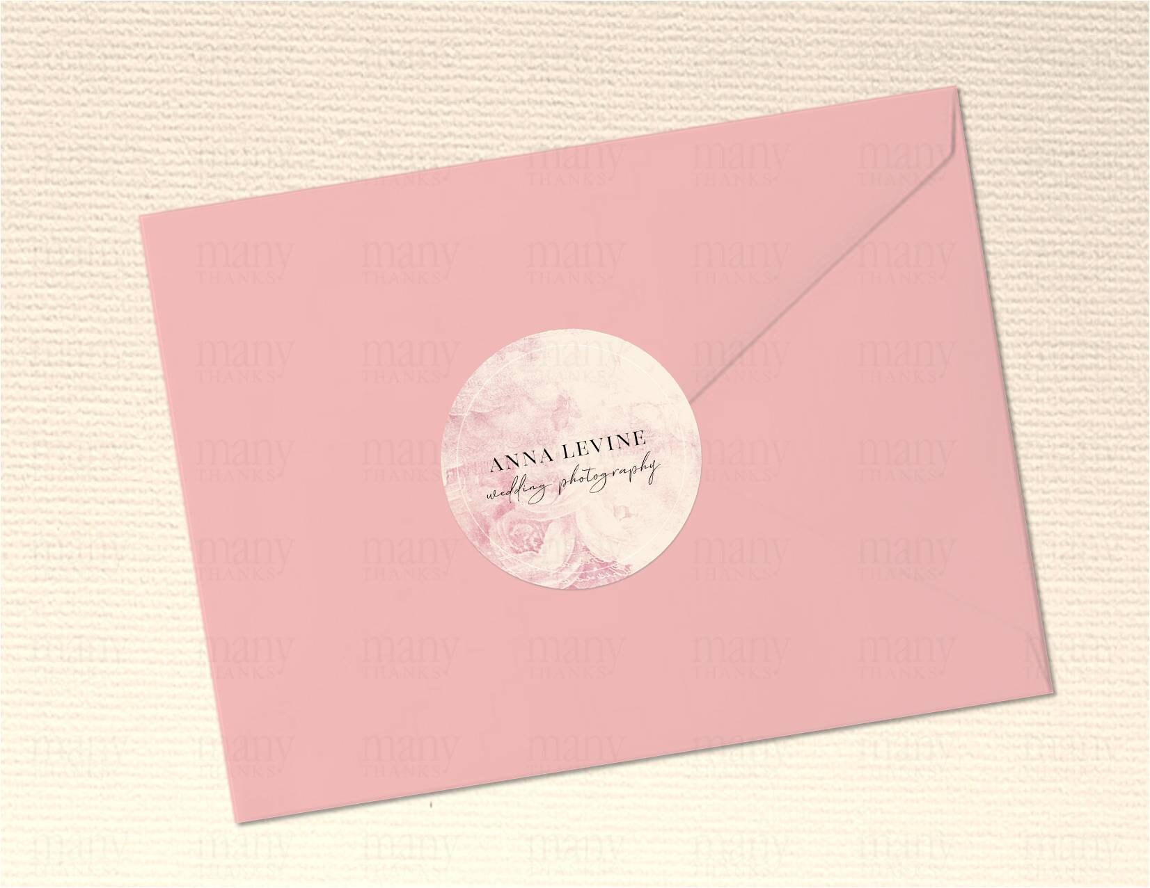 Blank Labels Vintage Pink Floral Paper Circle Square for - Etsy