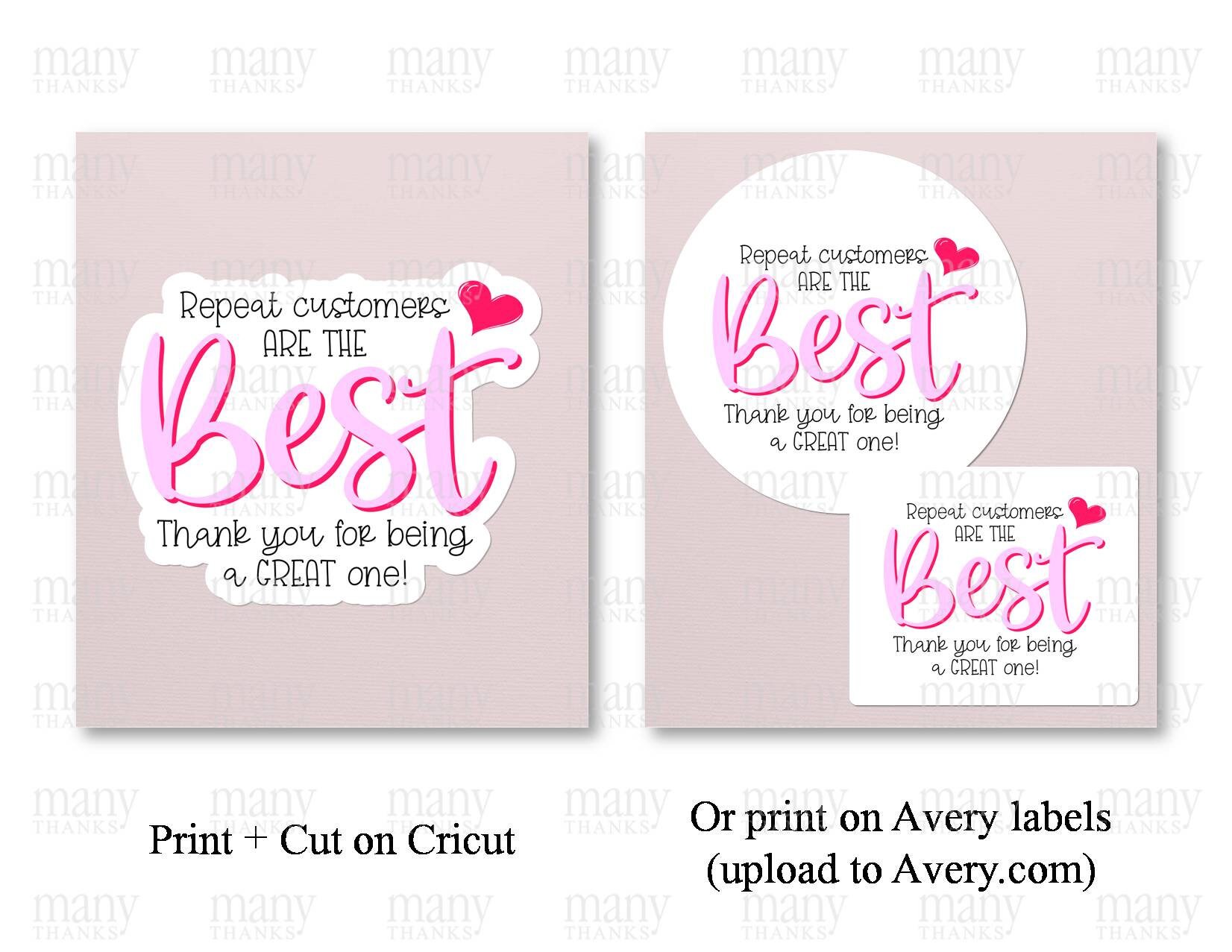 Repeat Customers Are the Best Sticker PNG Small Business - Etsy