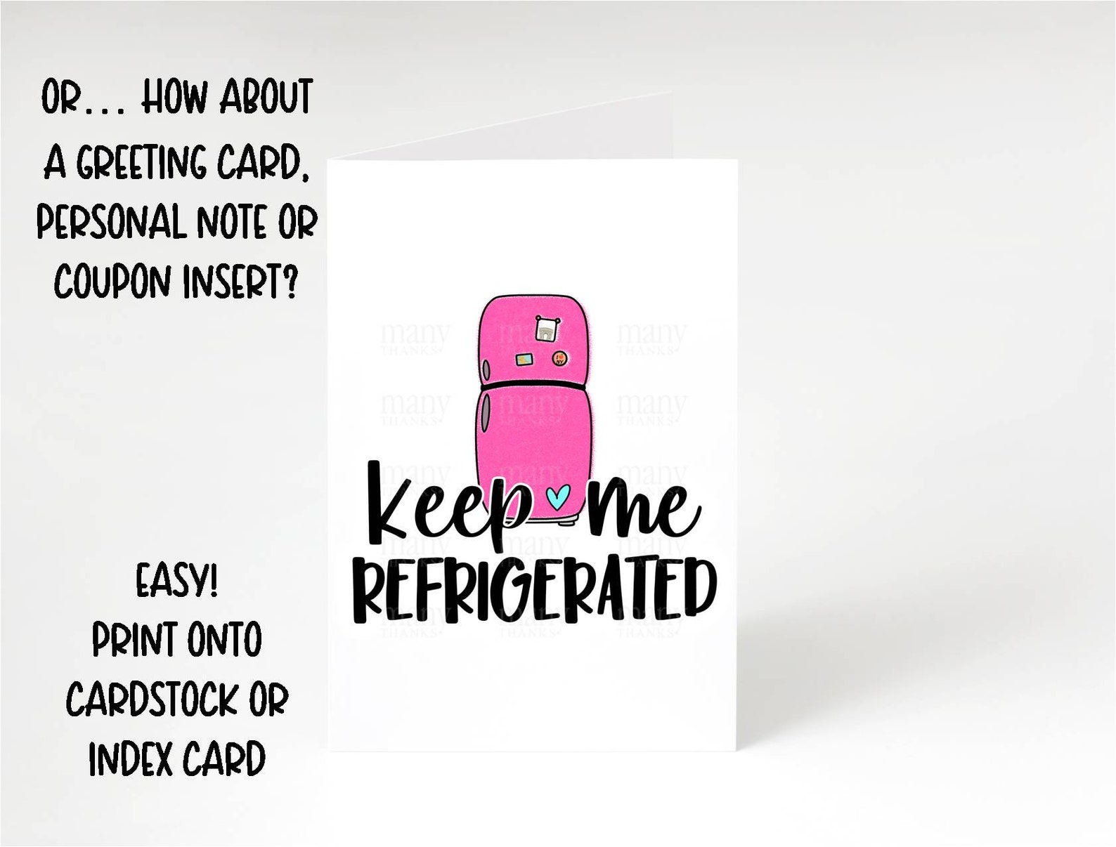 Keep Me Refrigerated Sticker Download Small Business Label - Etsy