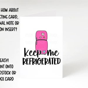 Keep Me Refrigerated Sticker Download, Small Business Label, Food ...