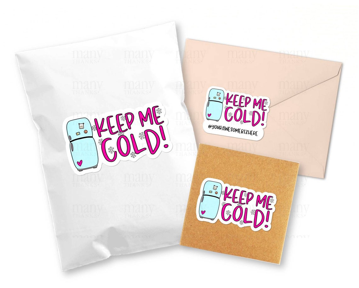 Keep Me Cold Sticker Download Cute Refrigerator Small - Etsy
