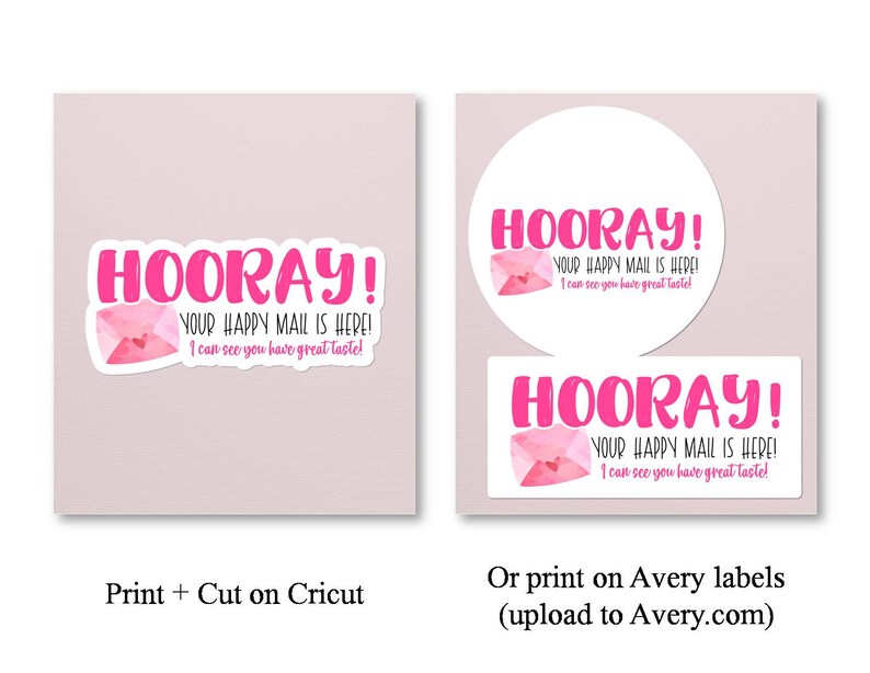 Hooray Happy Mail is Here Sticker PNG, You've Got Great Taste Small ...