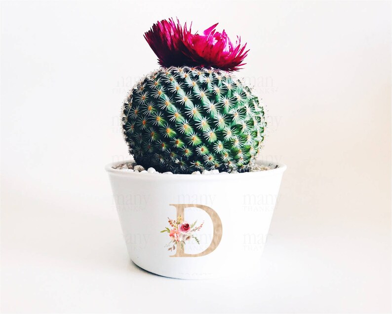 Brushed Champagne Gold Floral Alphabet Letters Pink Floral | Etsy