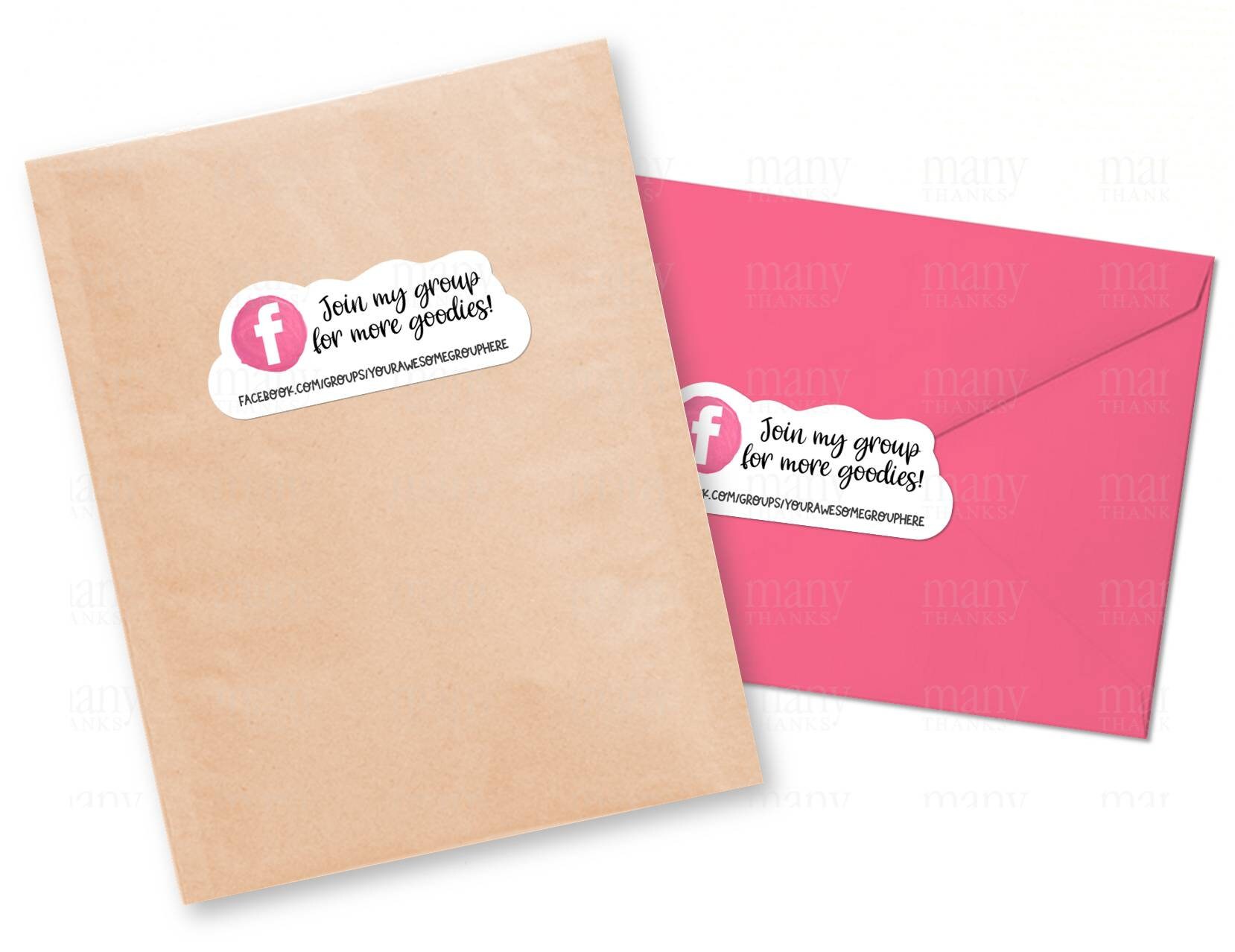 DIY Personalized Facebook Sticker PNG Join My Group Social - Etsy